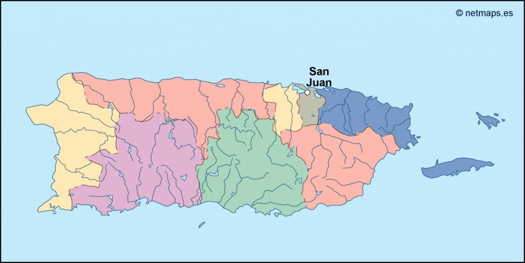 puerto rico mapa vector eps | Netmaps. Mapas de España y del mundo