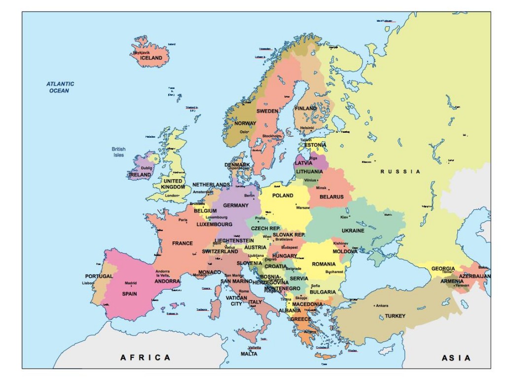europe mapa de presentaciones | Netmaps. Mapas de España y del mundo