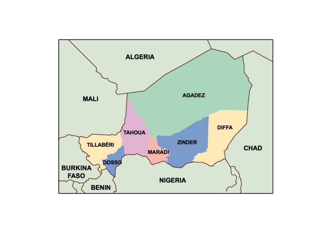 Niger mapas | Netmaps. Mapas de España y del mundo